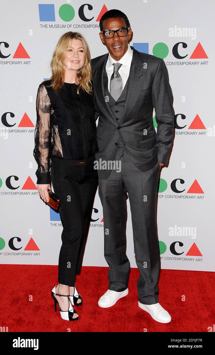 Ellen Pompeo and Chris Ivery attend the 2013 MOCA Gala at the Museum of ...
