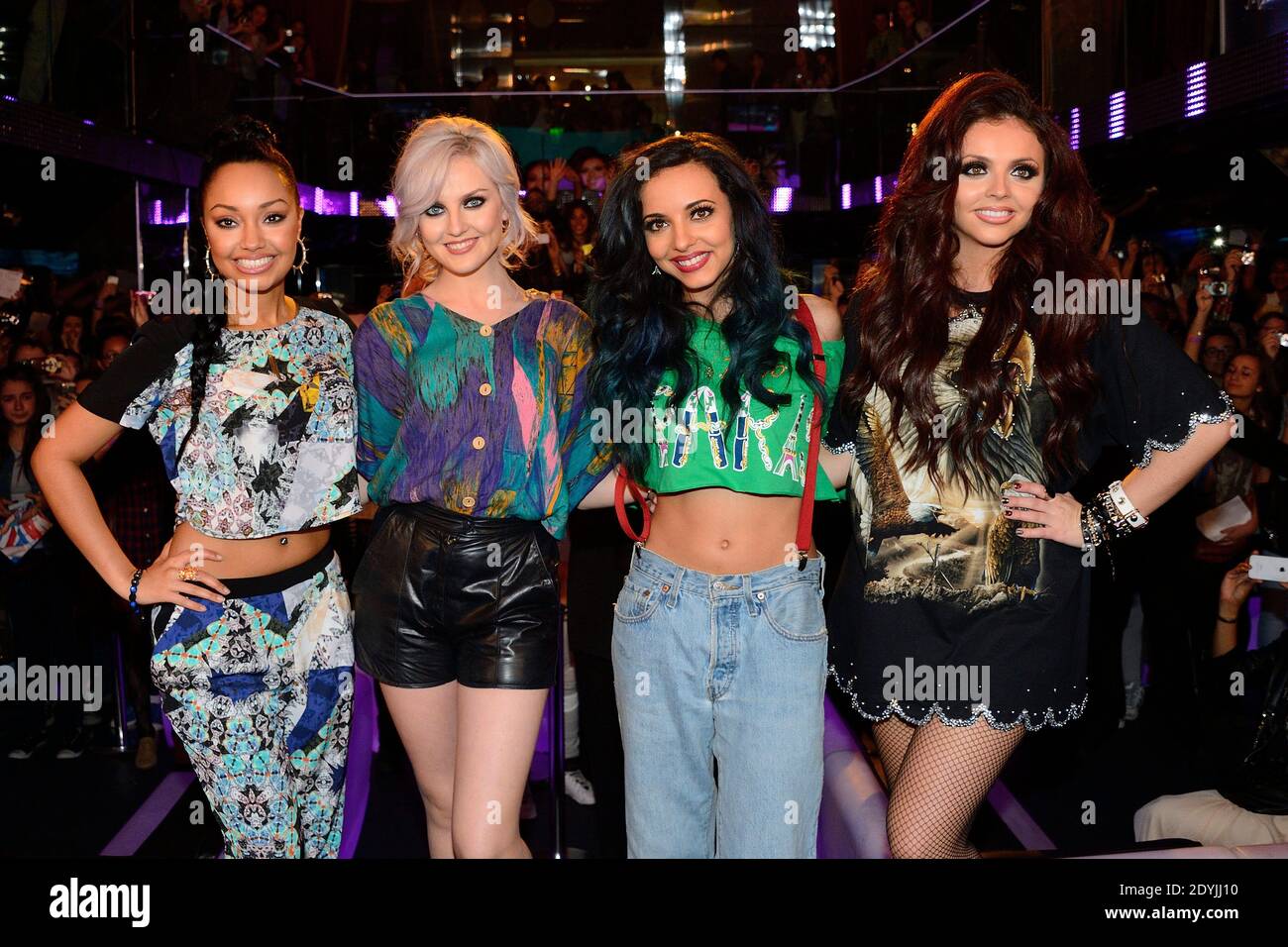 Little Mix performs live during a private showcase at VIP Room in Paris ...