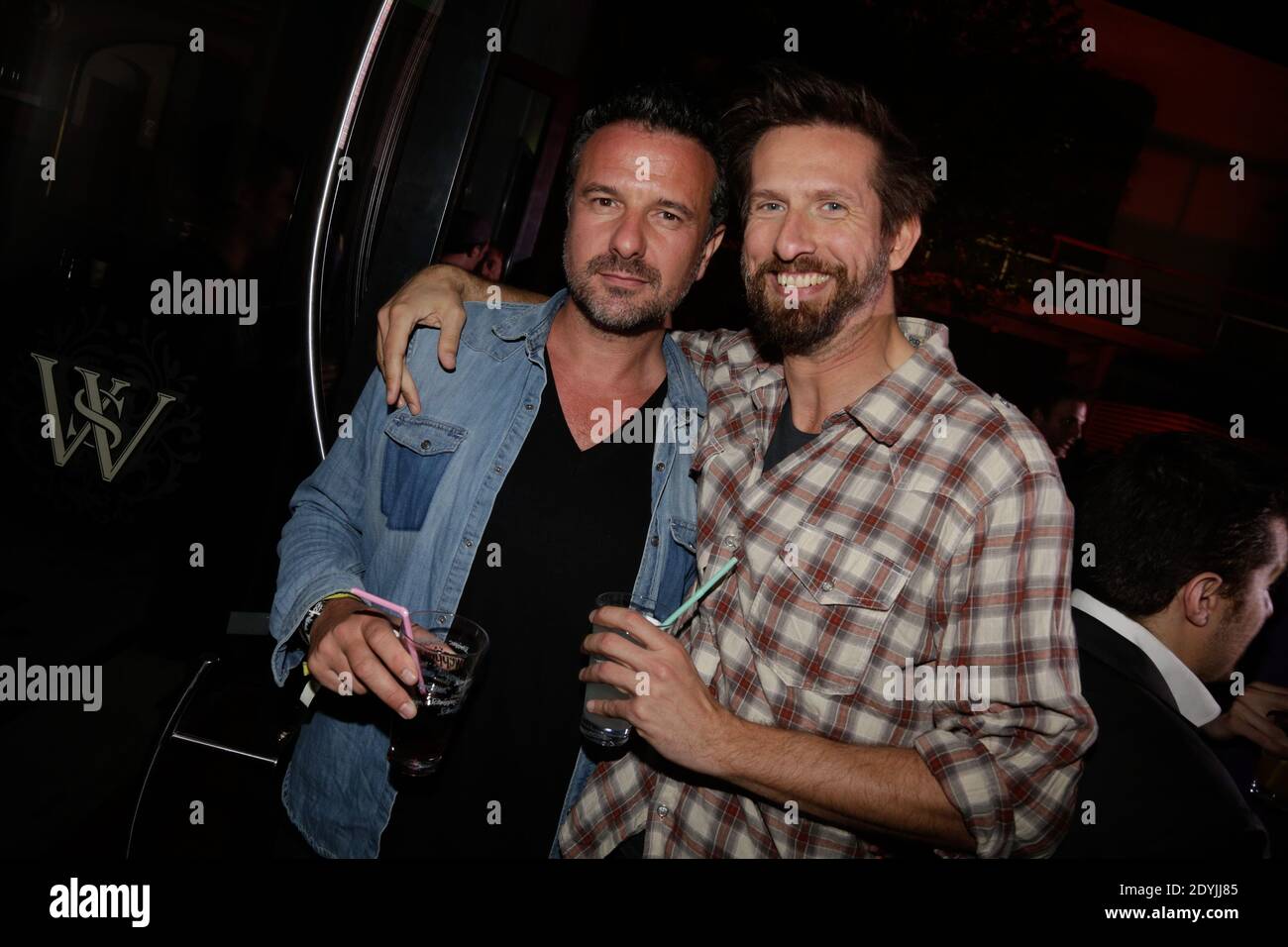 Stephane Basset and Sam Bobino attending the Villa Schweppes launch ...