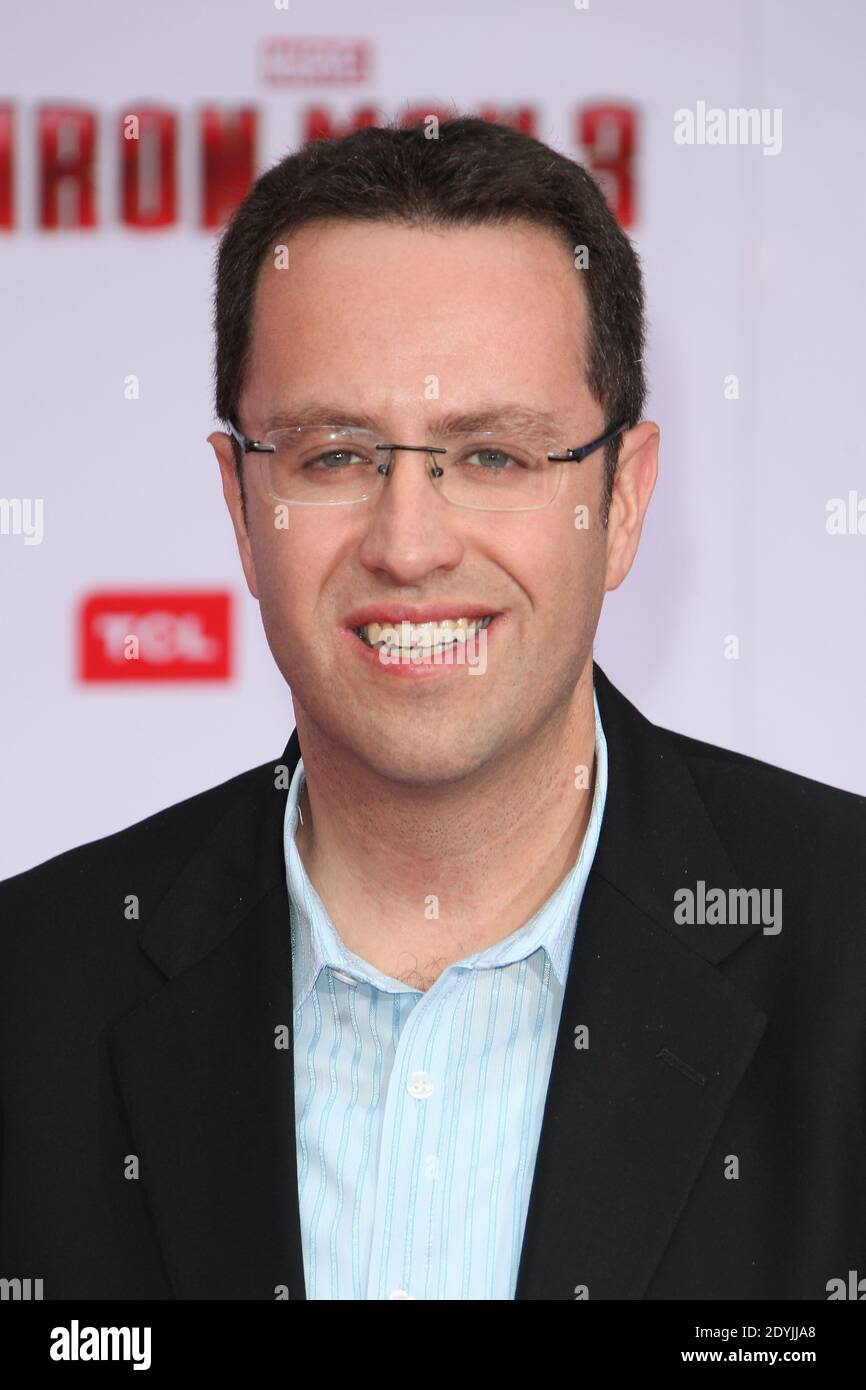 Jared Fogle arrives to the premiere of 'Iron Man 3' in Hollywood, Los ...