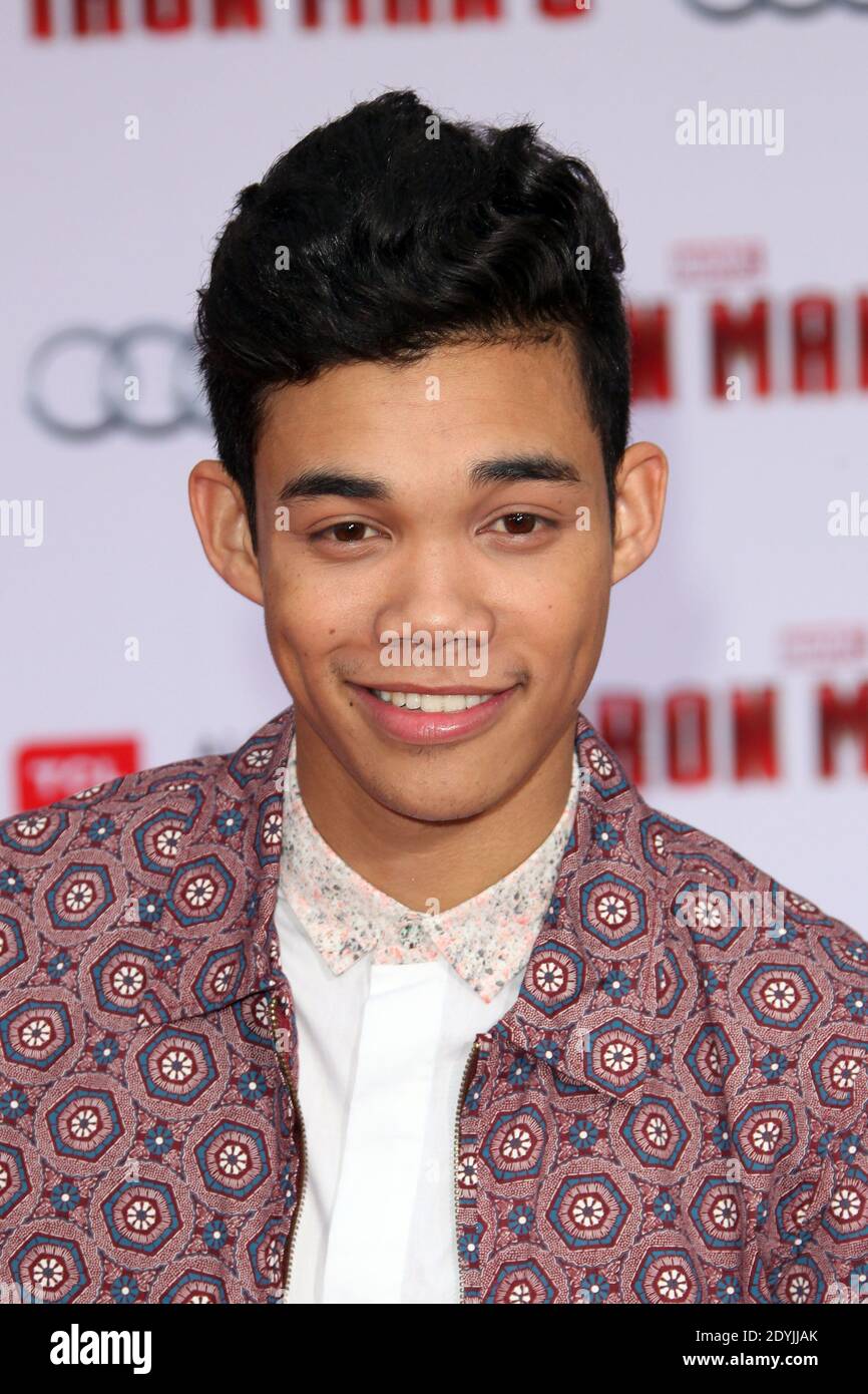 Roshon Fegan arrives to the premiere of 'Iron Man 3' in Hollywood, Los ...