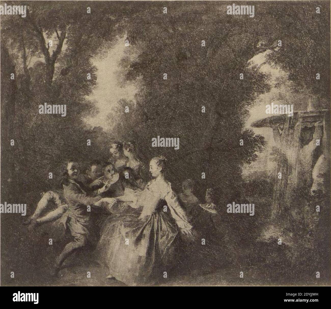 Lancret - Wildenstein, fig. 062 Stock Photo - Alamy