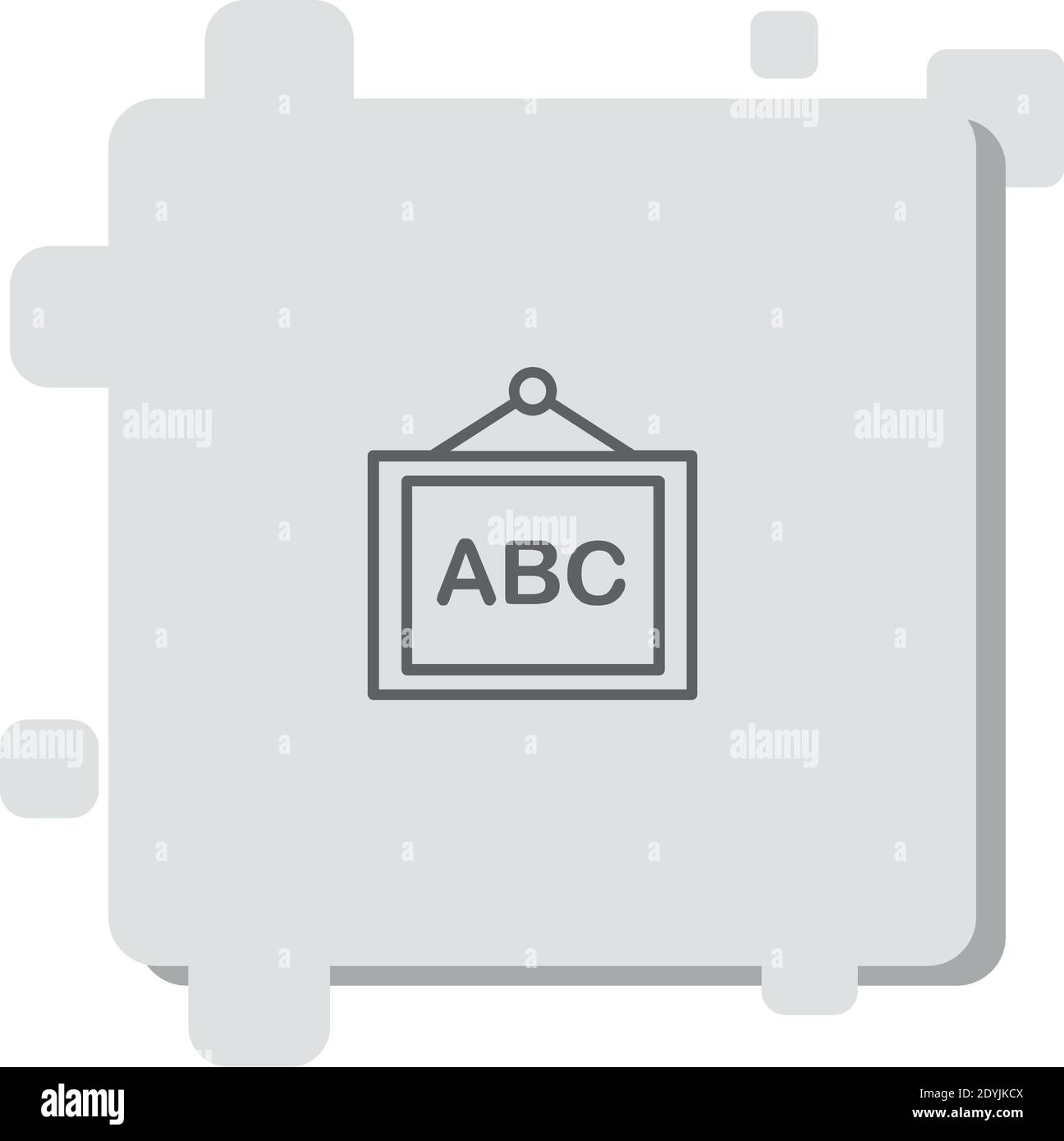 abc vector icon modern simple vector illustration Stock Vector Image ...