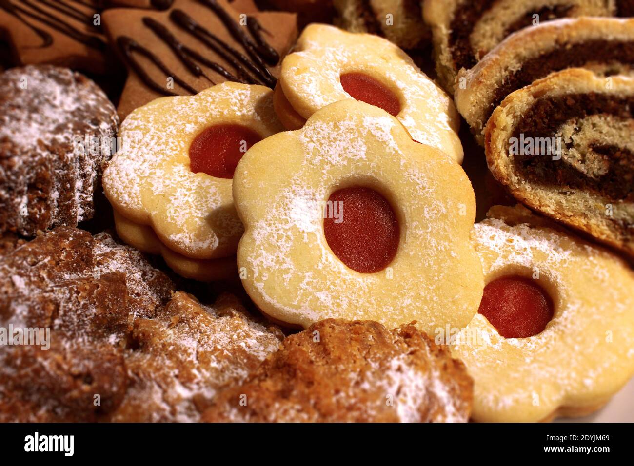 Christmas cookies different shapes hi-res stock photography and images ...