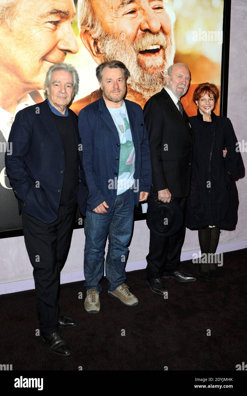 Pierre Arditi, director Nick Quinn, Jean-Pierre Marielle and his wife ...