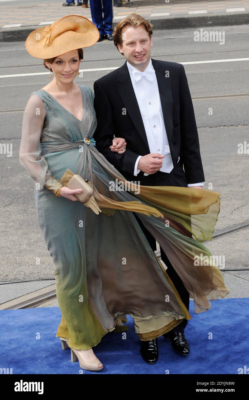 Dutch Prince Floris and pregnant Princess Aimee attending the ...