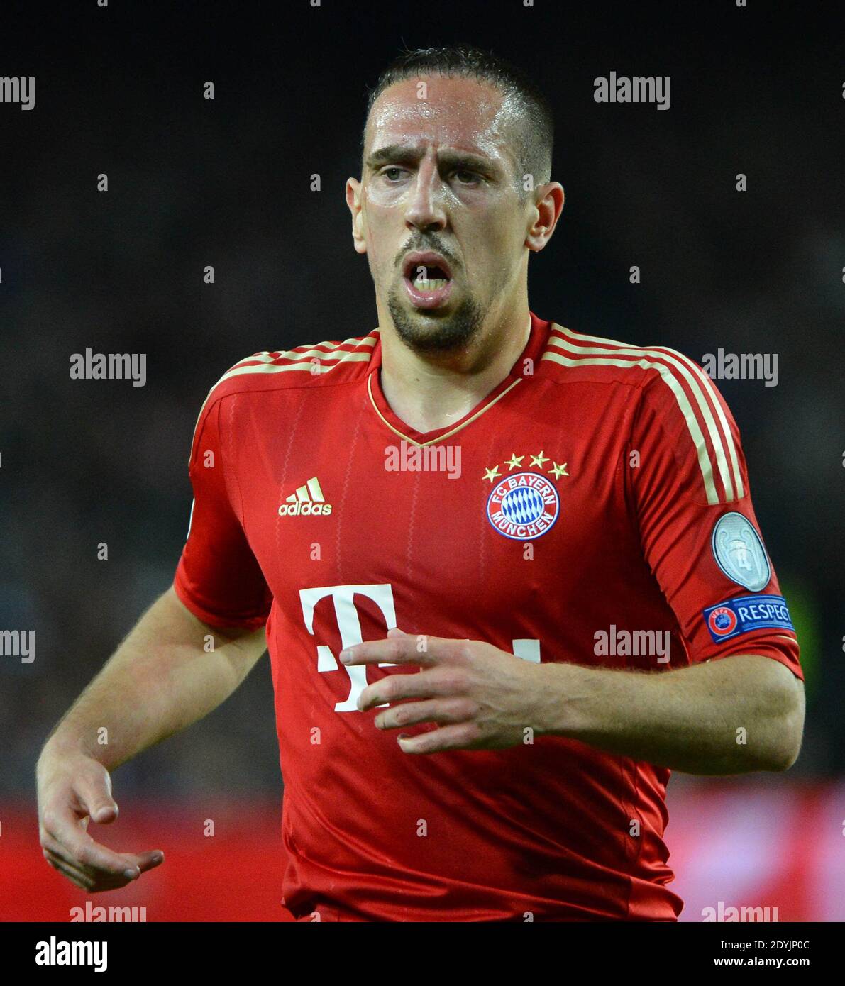 FC Bayern's Franck Ribery during the UEFA Champions League semi final ...