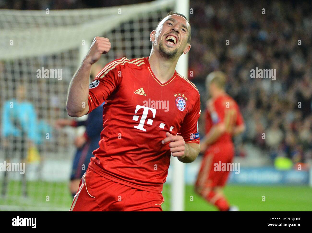 FC Bayern's Franck Ribery during the UEFA Champions League semi final ...