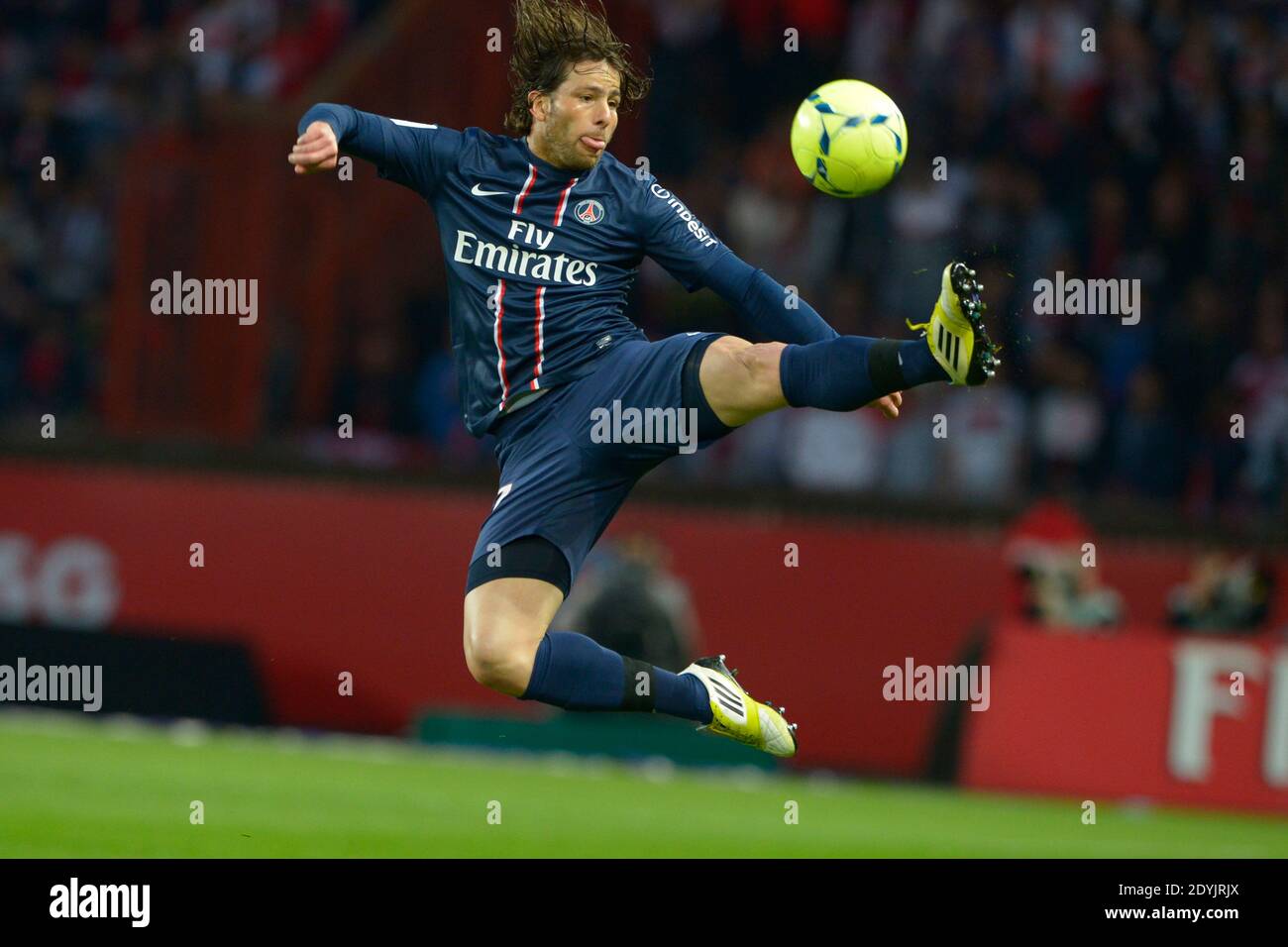 PSG's Maxwell during the French First League soccer match, Paris Saint ...