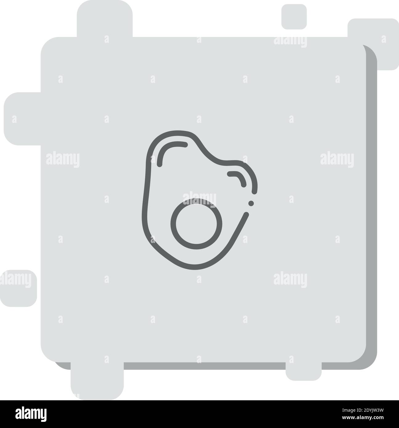 fried egg vector icon modern simple vector illustration Stock Vector ...