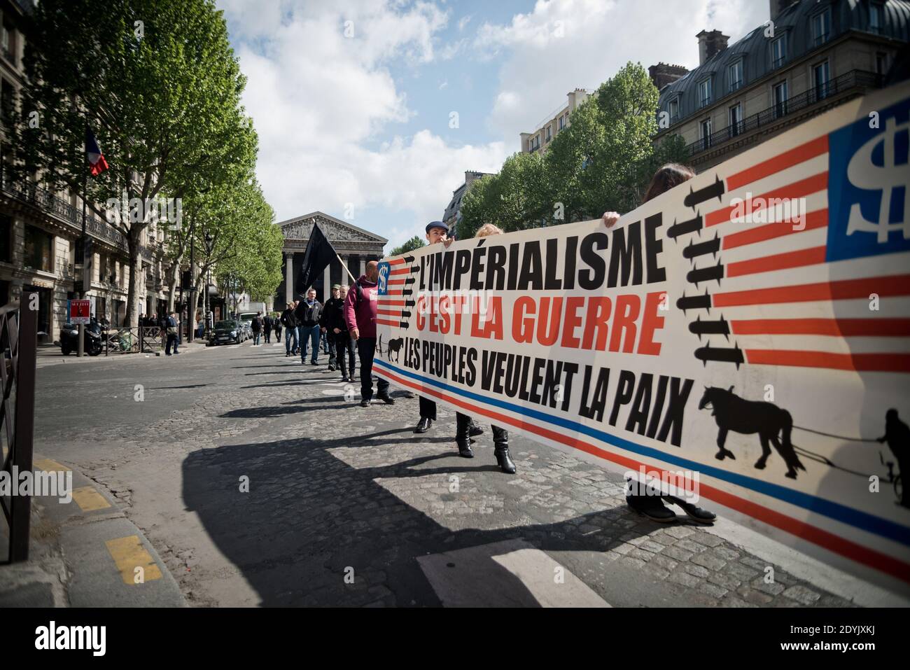 Nationalist groups take part in Paris, France on May 12, 2013, in a ...
