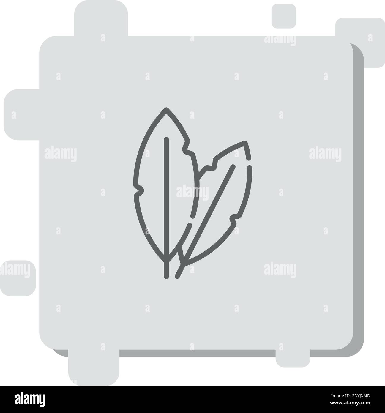 feather vector icon modern simple vector illustration Stock Vector ...