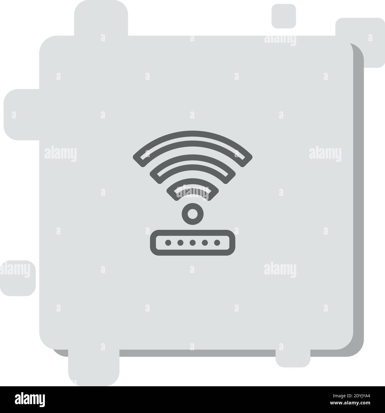 wifi vector icon modern simple vector illustration Stock Vector Image ...