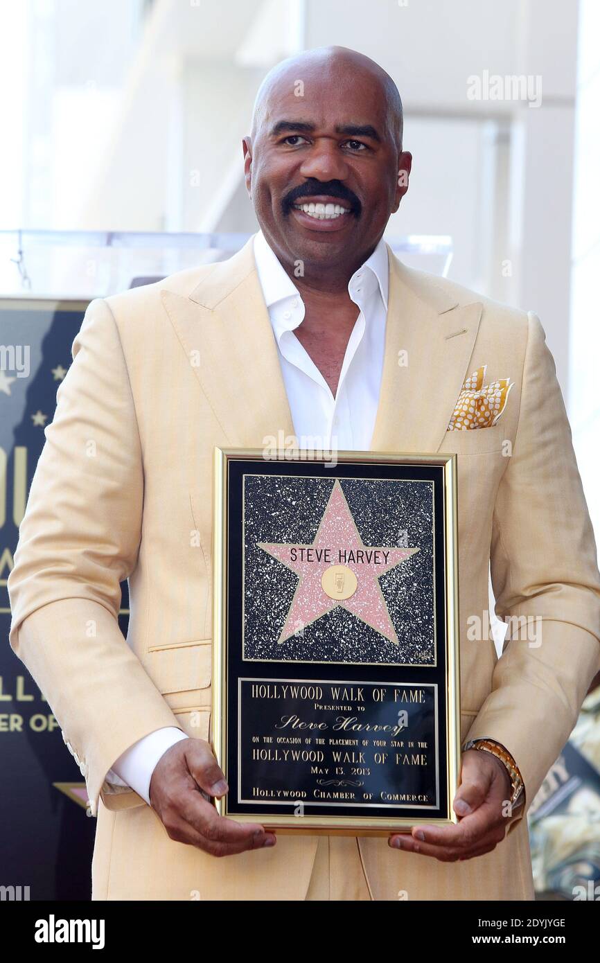 Steve Harvey receives a star on the Hollywood Walk of Fame in Los ...