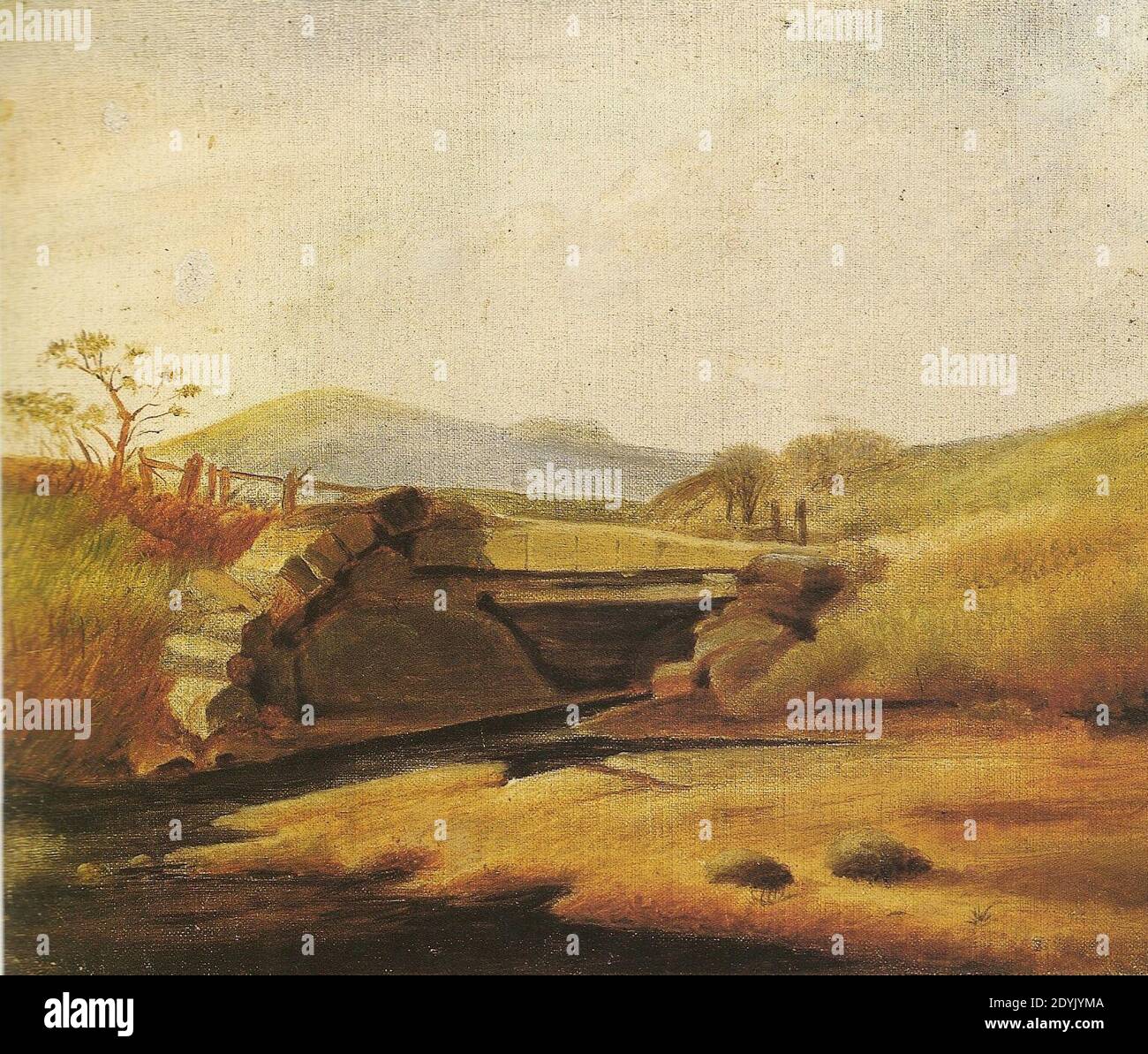 Landscape after second lesson with edward mason-rubens peale Stock ...