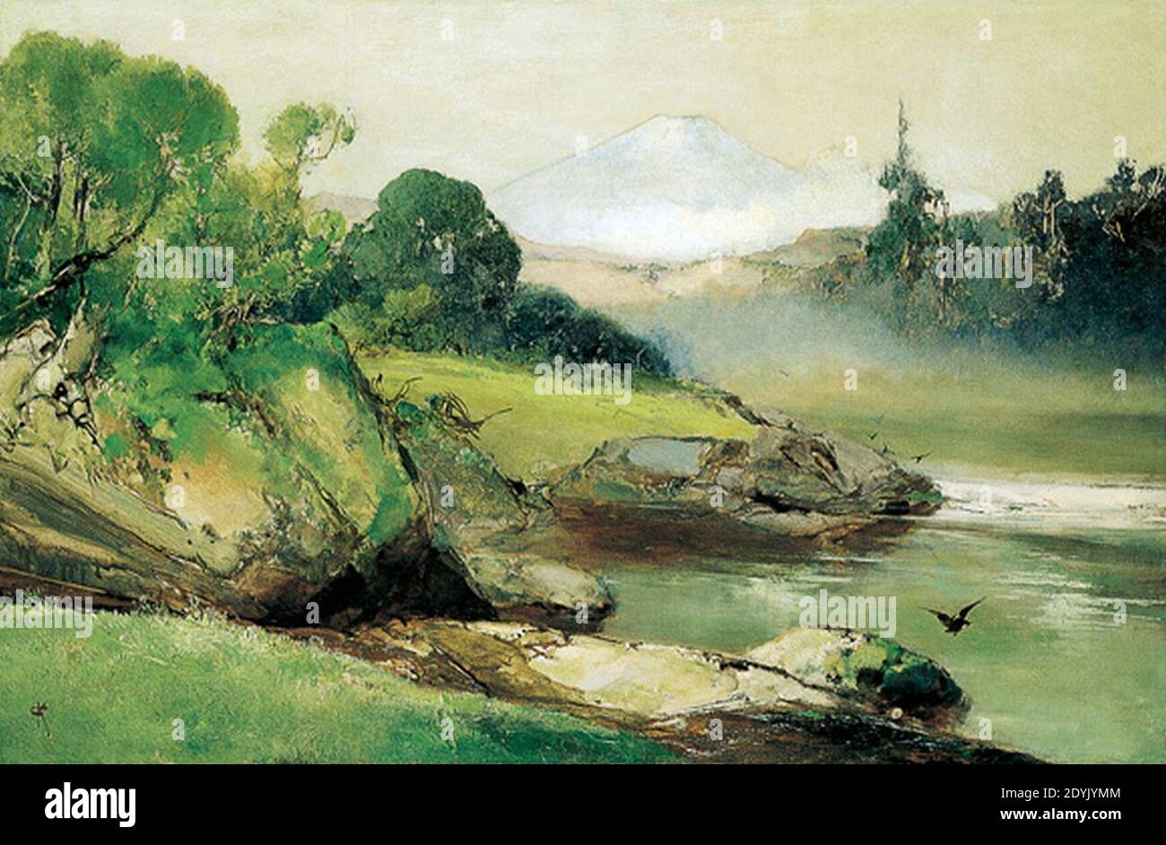 Landscape by Kawamura Kiyoo (Shizuoka Prefectural Stock Photo - Alamy