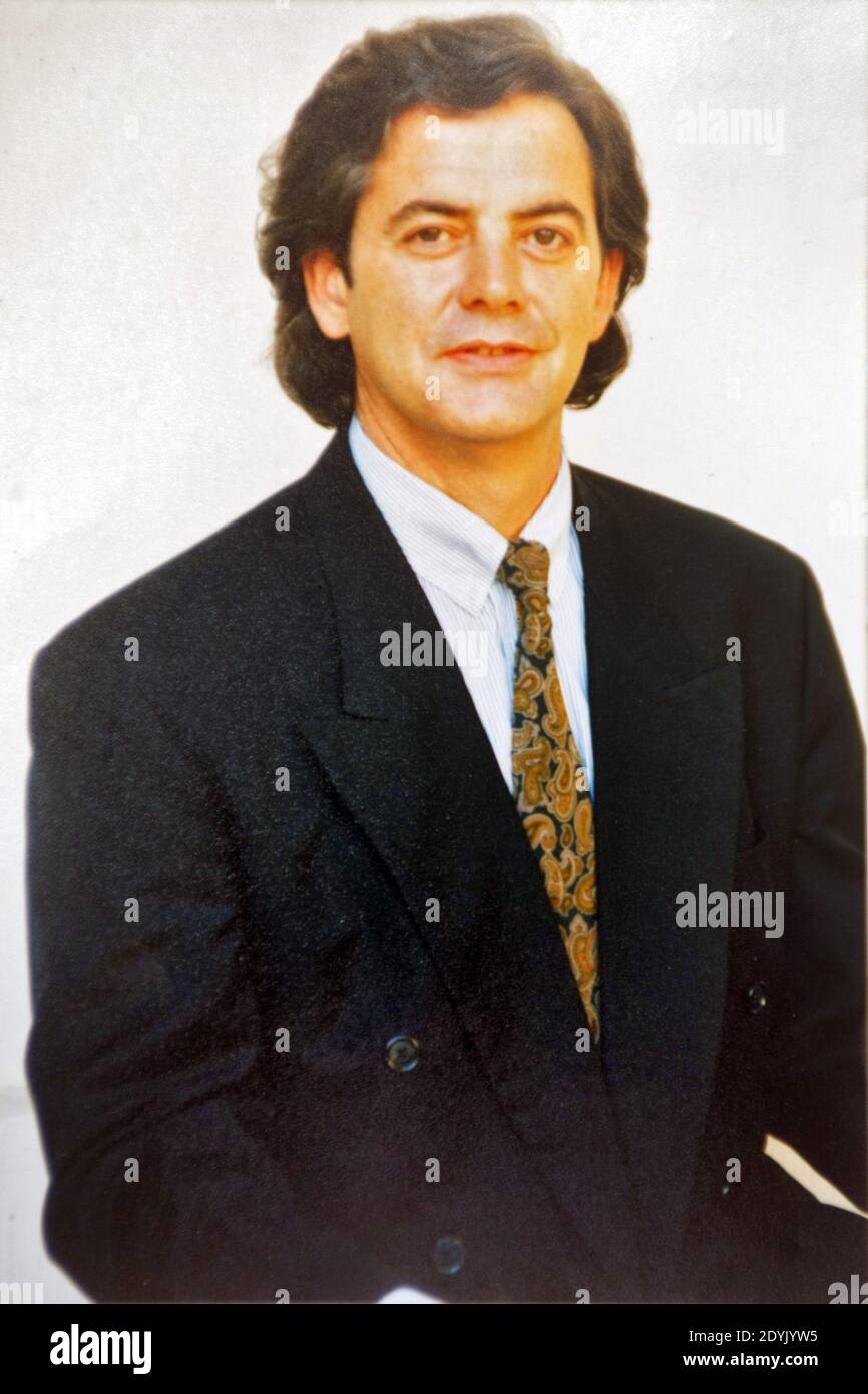 Portrait of Eric Schmitt hand out by his family, says "Human Bomb ...