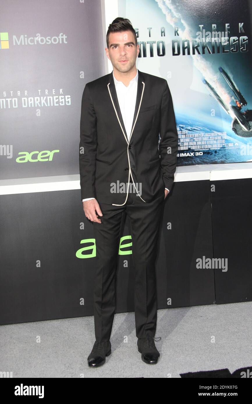 Zachary Quinto arrives to the premiere of 'Star Trek Into Darkness ...