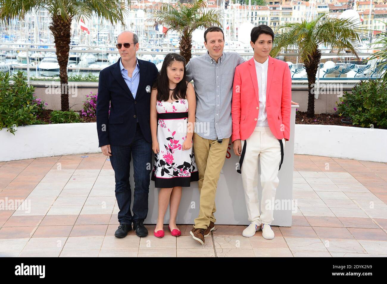 Jaime Romandia, Andrea Vergara, Amat Escalante, Armando Espitia posing ...