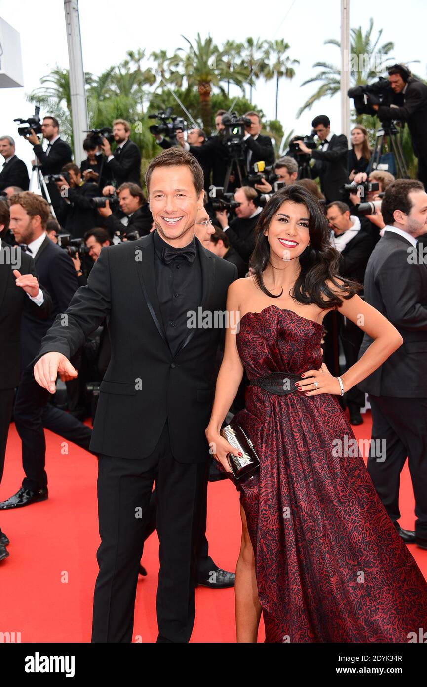 Stephane Rousseau and his wife arriving at the screening of the movie ...