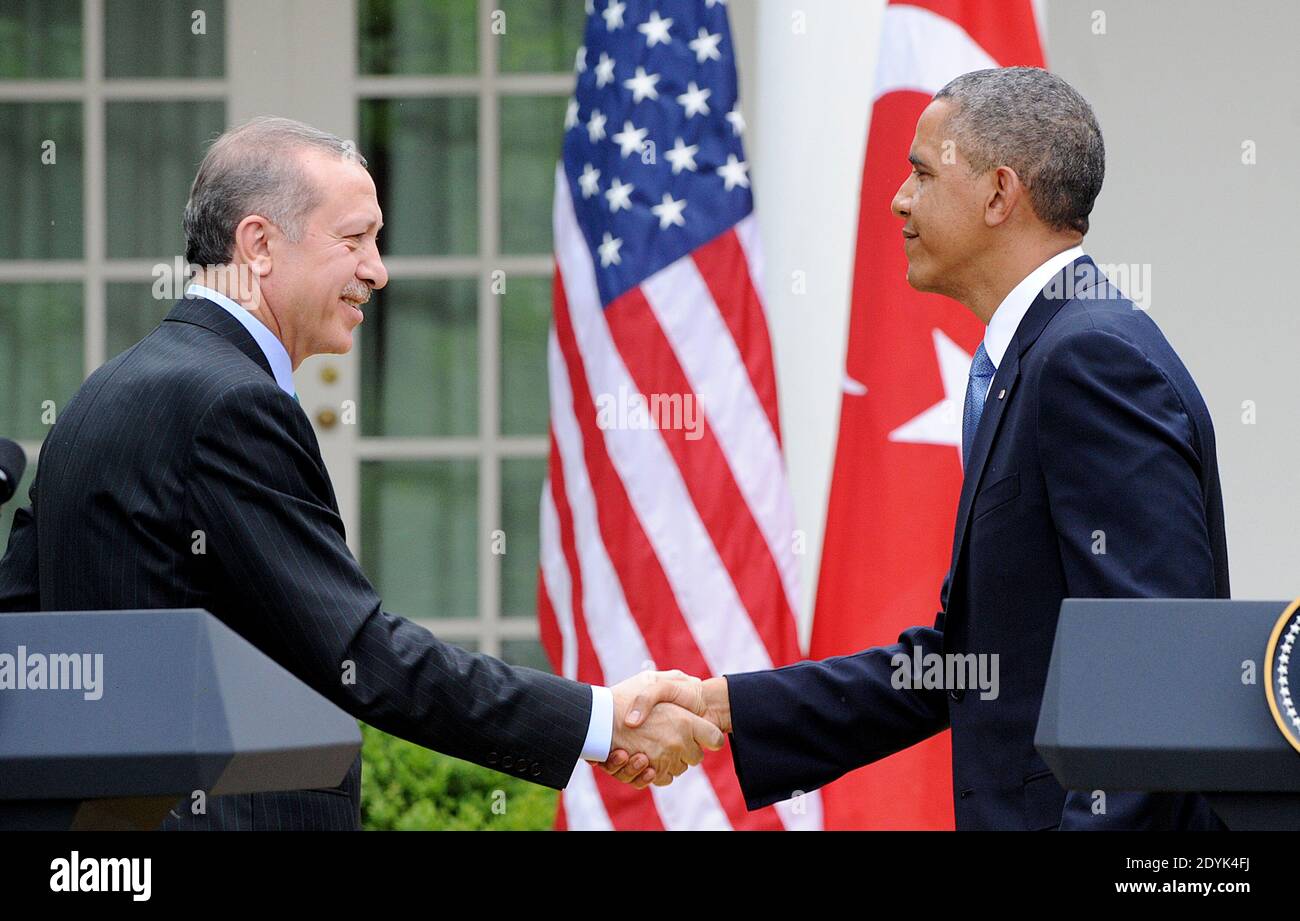 U.S. President Barack Obama and Turkish Prime Minister Recip Tayyip ...