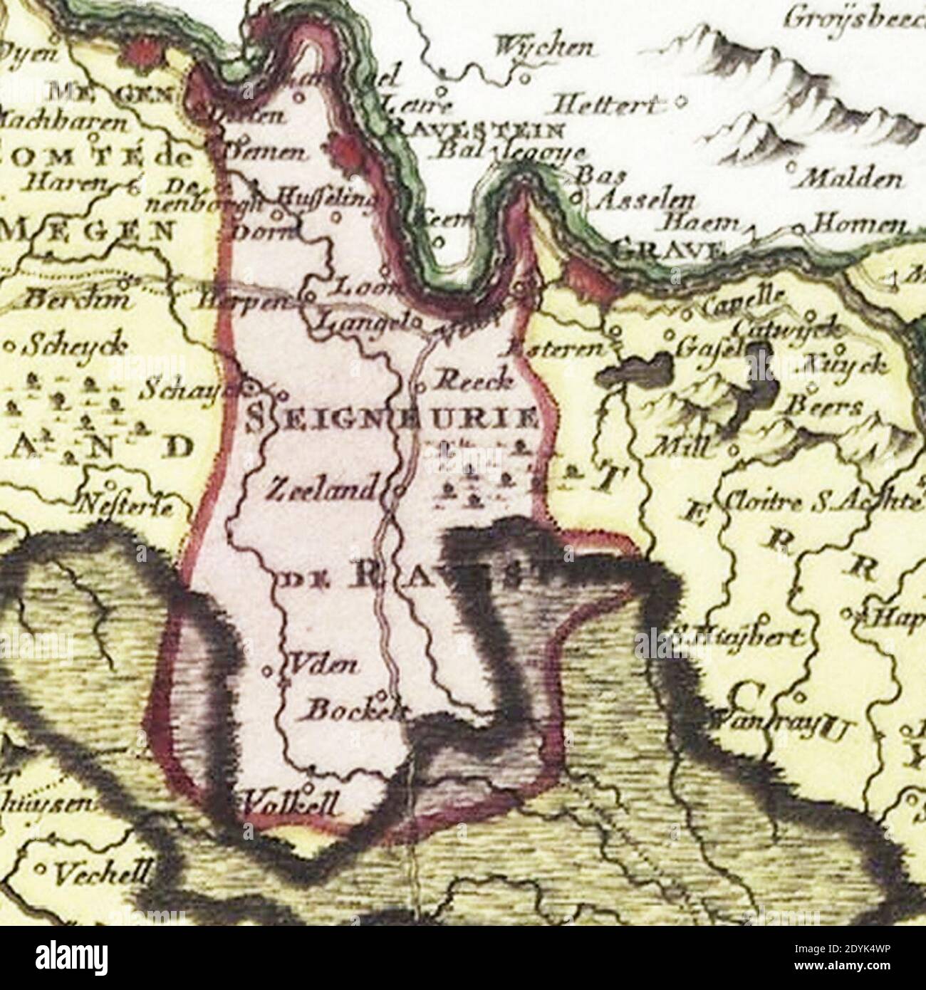 Land van Ravenstein Stock Photo - Alamy