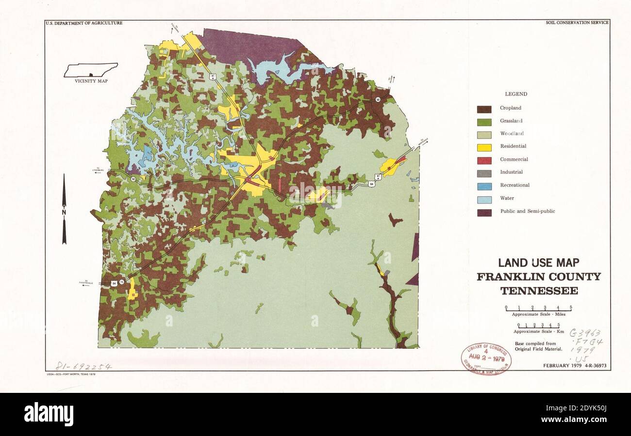 Franklin county map hi-res stock photography and images - Alamy