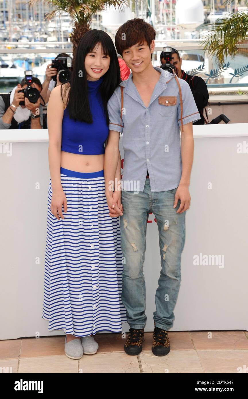 Meng Li and Lashan Luo posing at the 'Tian Zhu Ding' ('A Touch of Sin ...