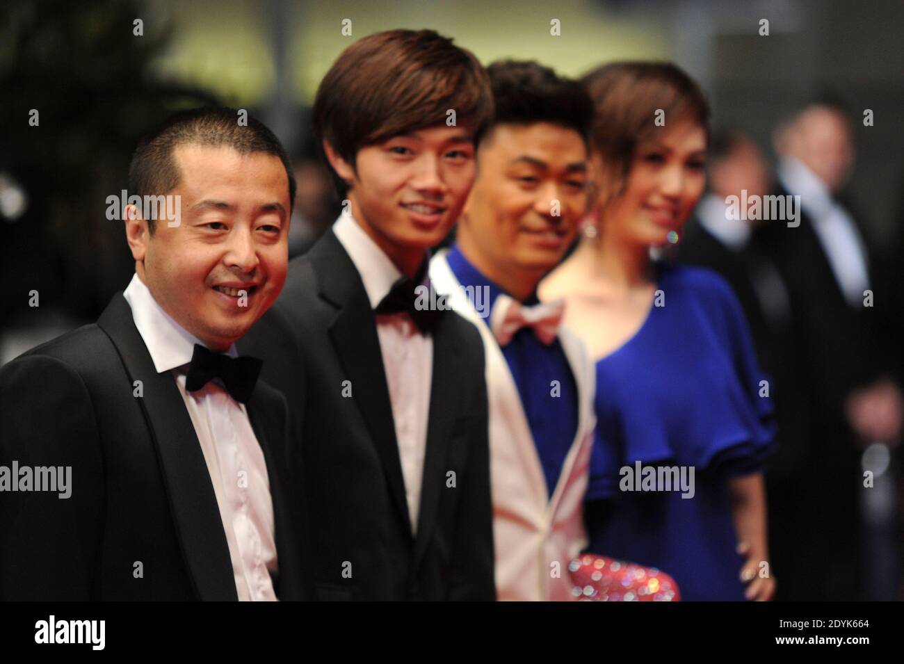 Jia Zhangke, Meng Li, Baoqiang Wang, Lanshan Luo arriving at the ...