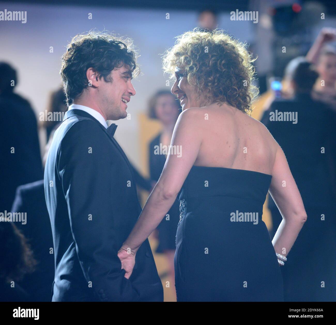 Riccardo Scamarcio and Valeria Golino arrive for the screening of ...