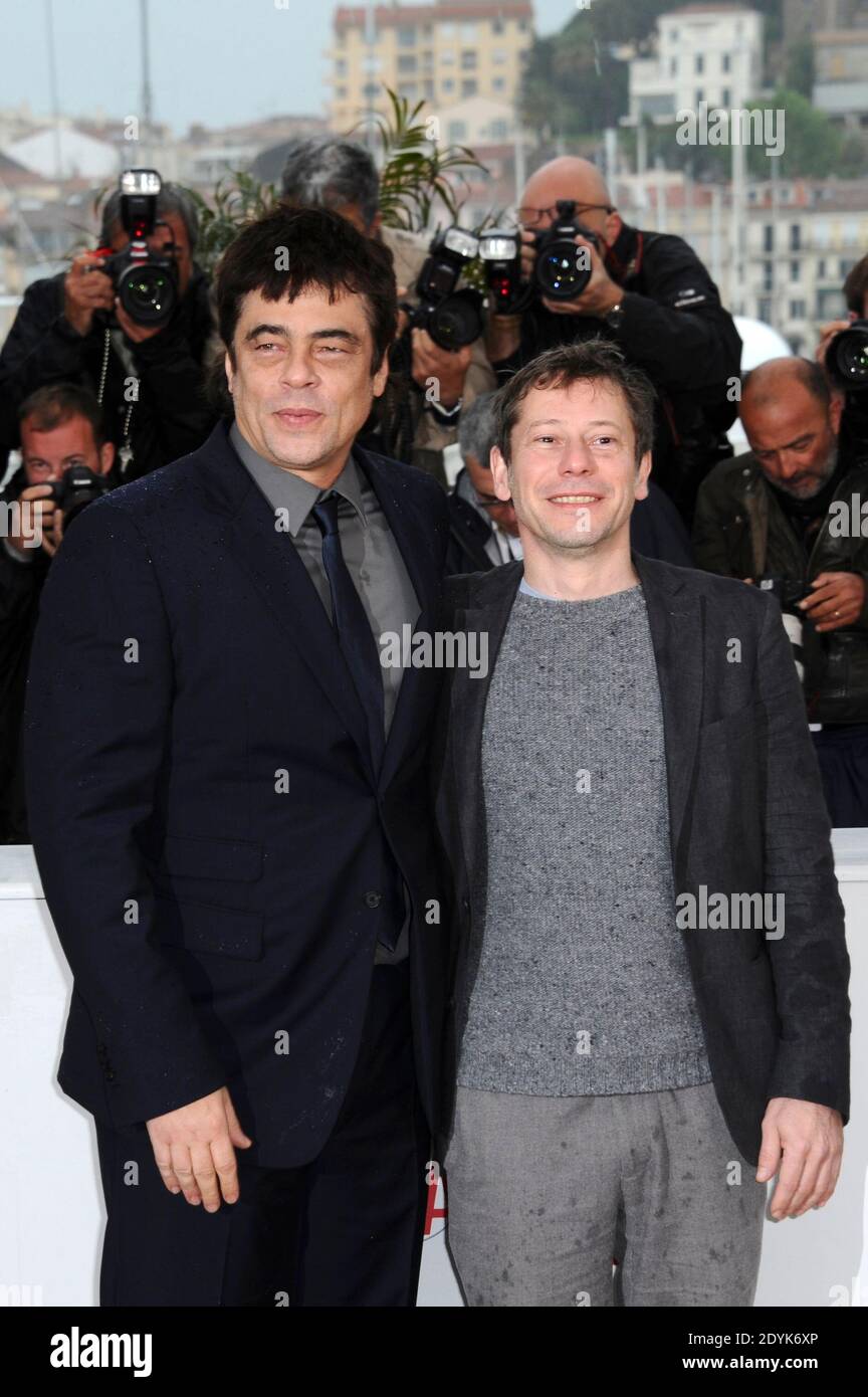 Director Arnaud Desplechin, Mathieu Amalric posing at Jimmy P ...