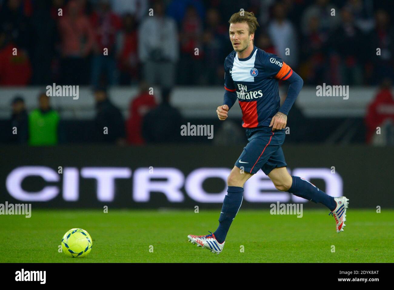PSG's David Beckham farewell during the French First League soccer ...
