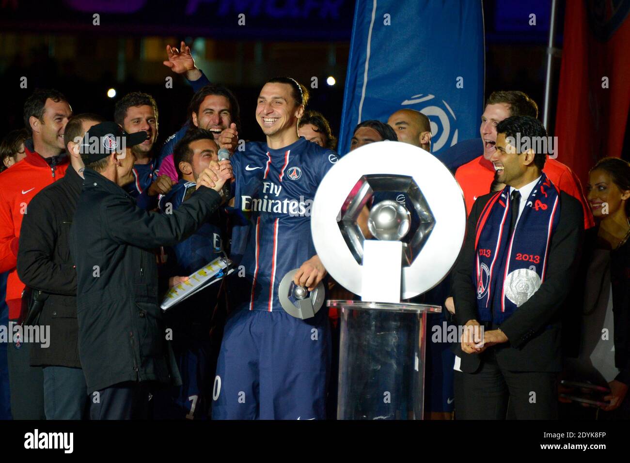 French League Trophy presentation to PSG during the French First League ...