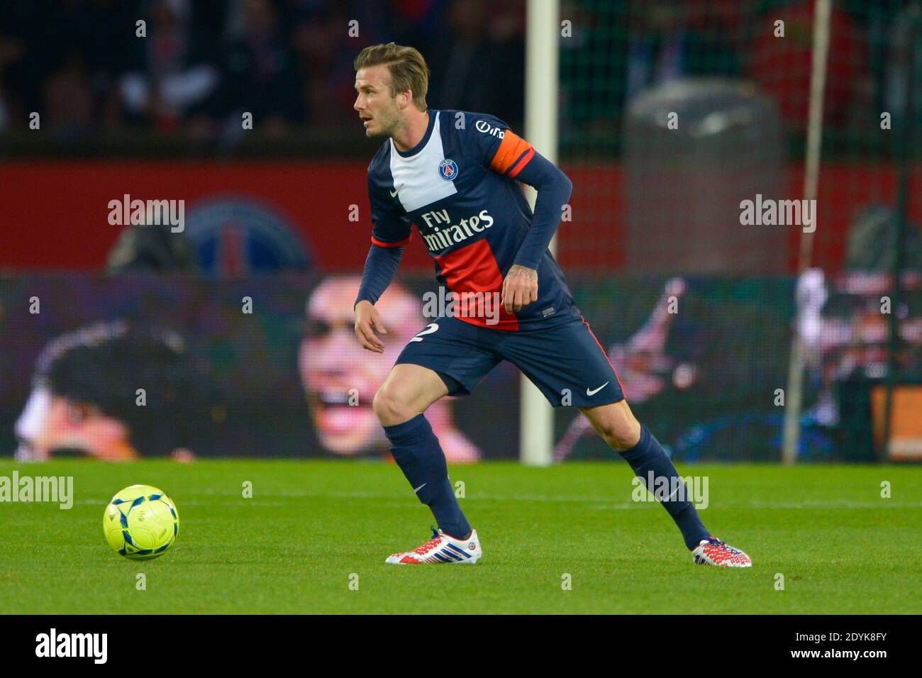 PSG's David Beckham farewell during the French First League soccer ...