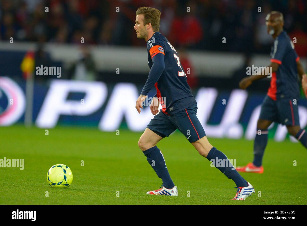 PSG's David Beckham farewell during the French First League soccer ...