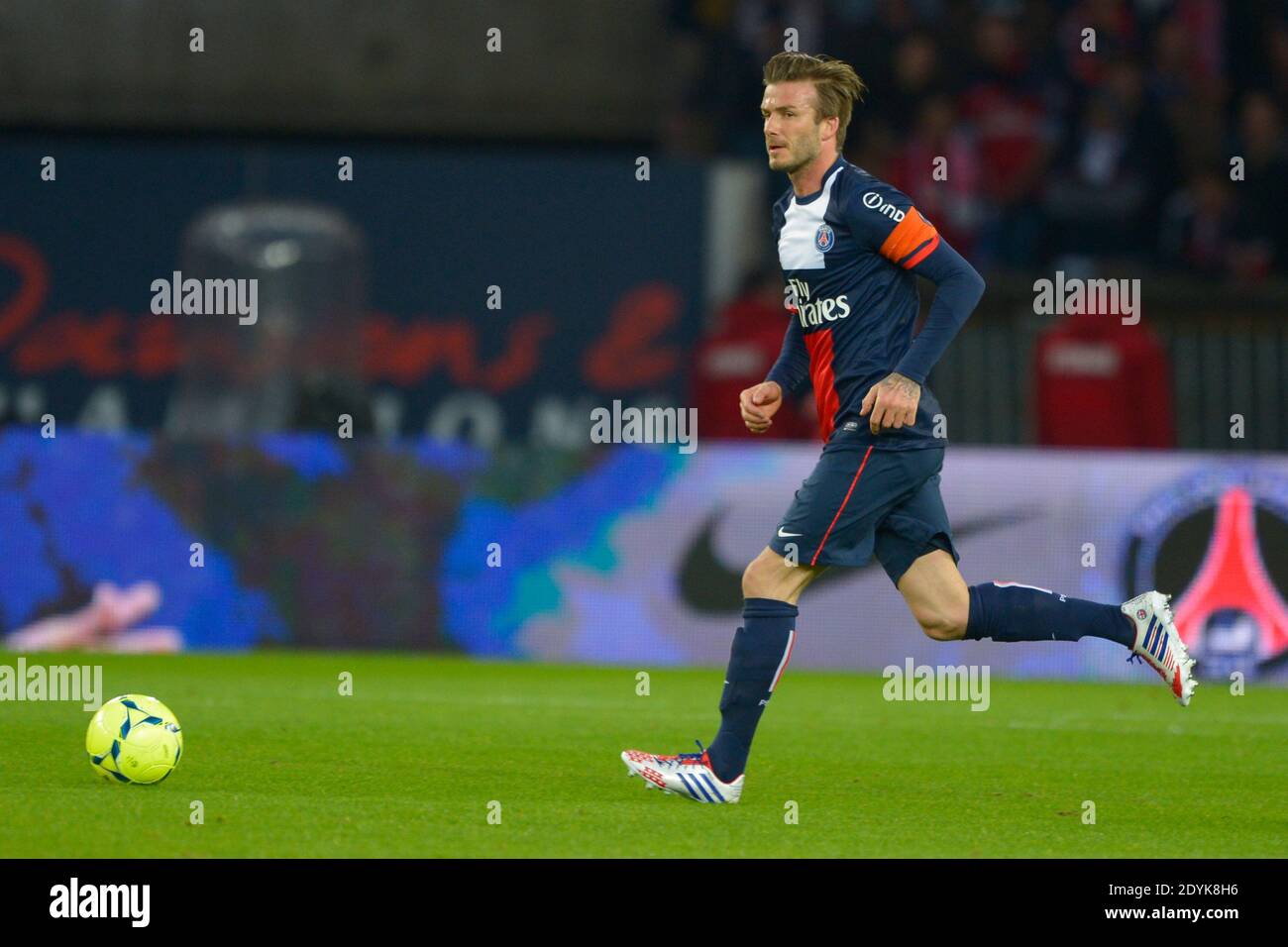 PSG's David Beckham farewell during the French First League soccer ...