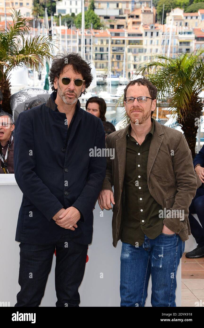 Joel Cohen and Ethan Cohen posing at 'Inside Llewyn Davis' photocall ...
