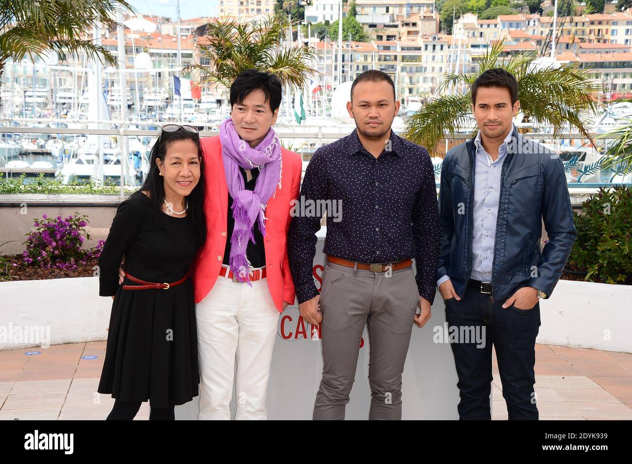 Adolfo Alix Jr. Jacky Woo, Sam Milby posing at 'Death March' photocall ...