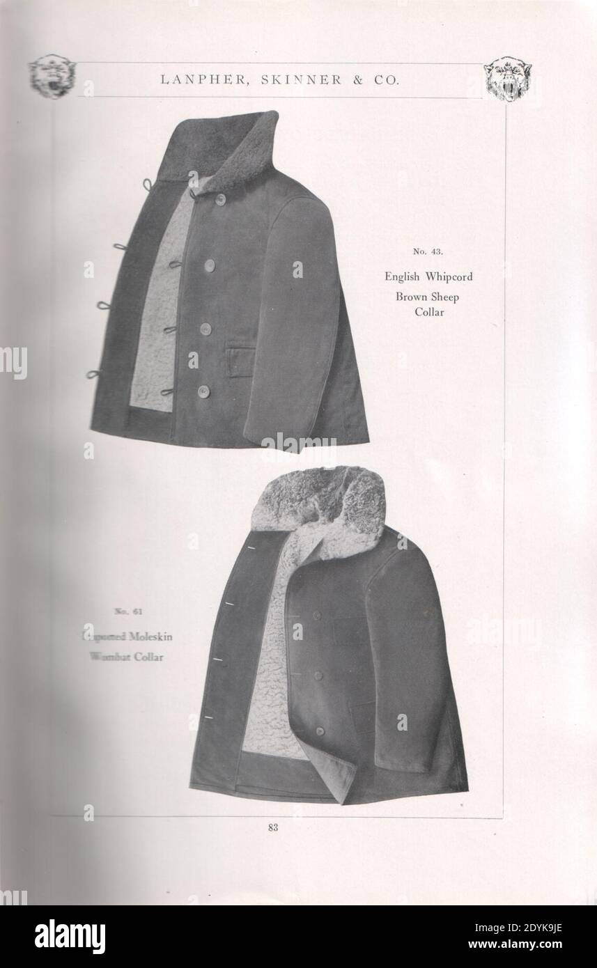 Lanpher Furs - Season of 1910 - Lanpher, Skinner & Co Saint Paul 83 ...