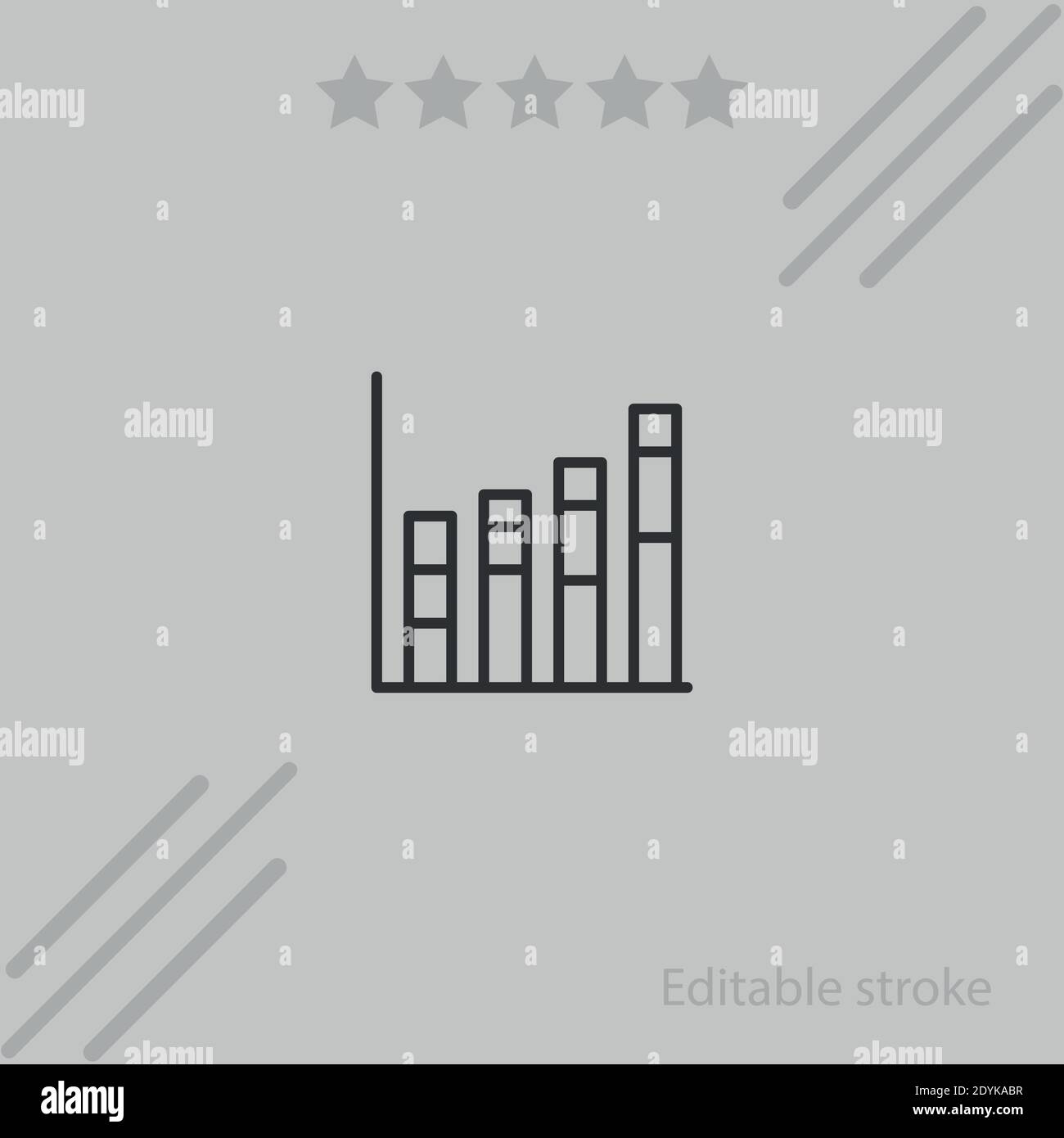 graph vector icon modern simple vector illustration Stock Vector Image ...