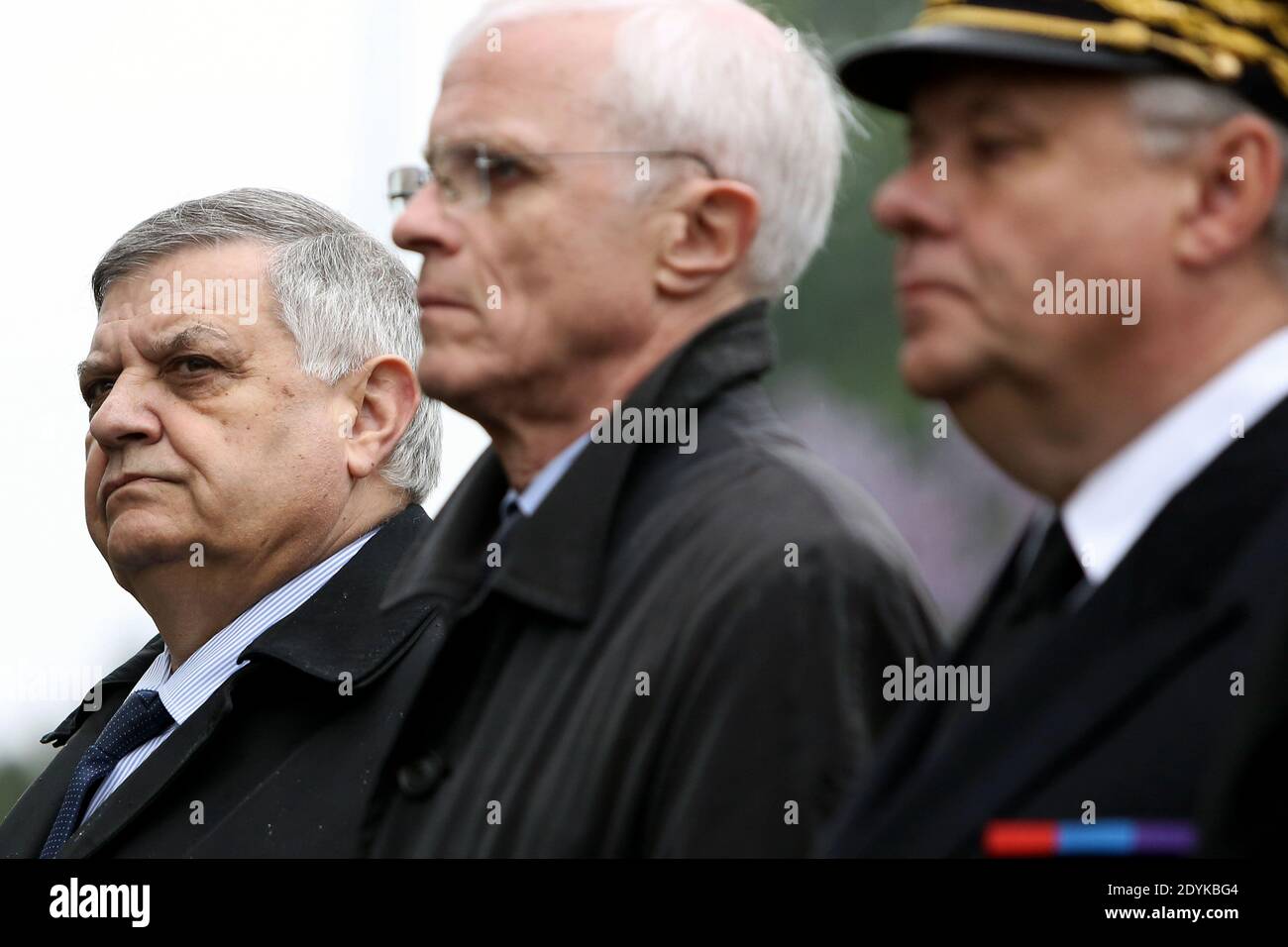 Christian Lambert and Prefect of Val de Thierry Leleu take part in a ...