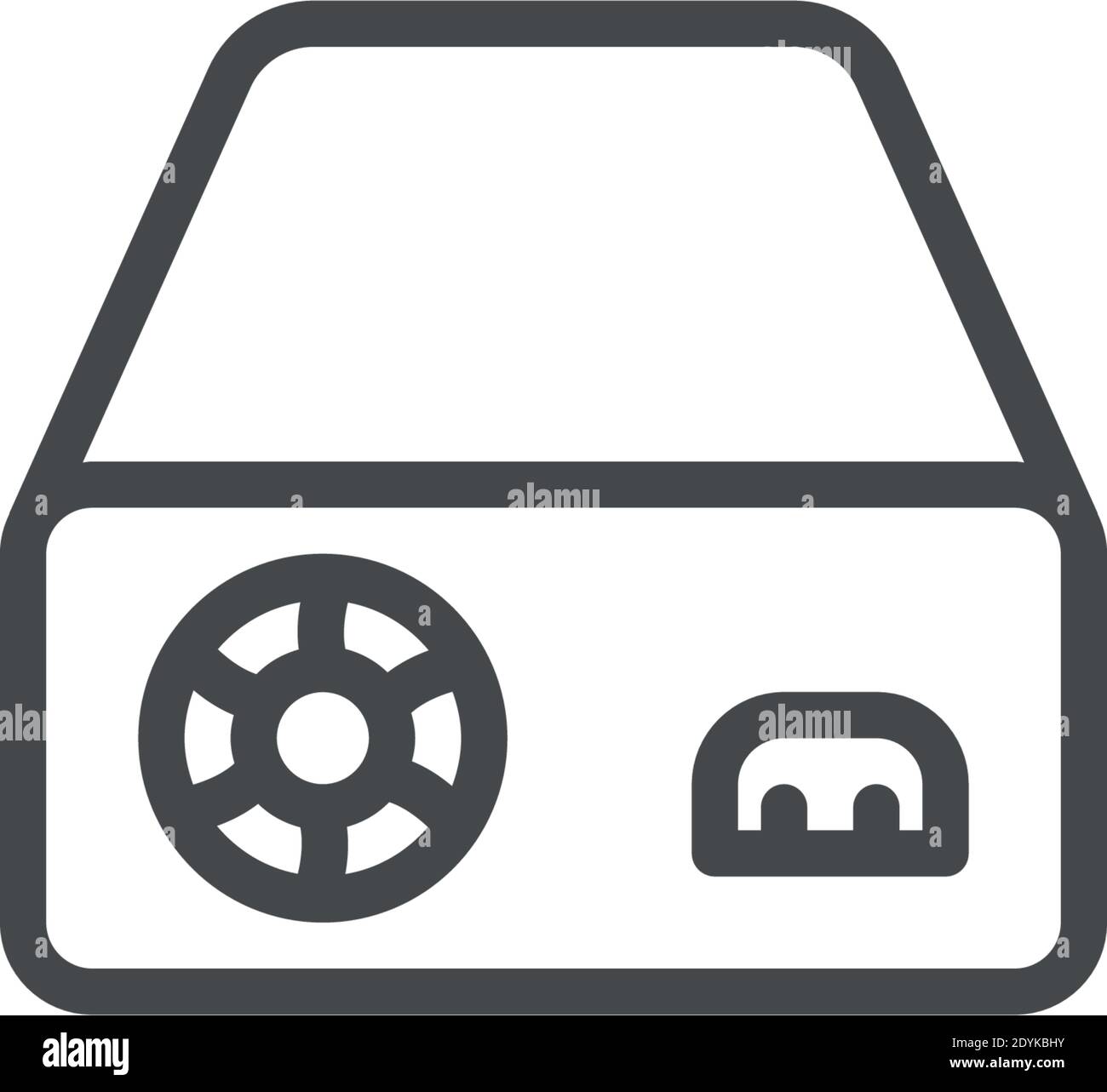 power source vector icon modern simple vector illustration Stock Vector ...