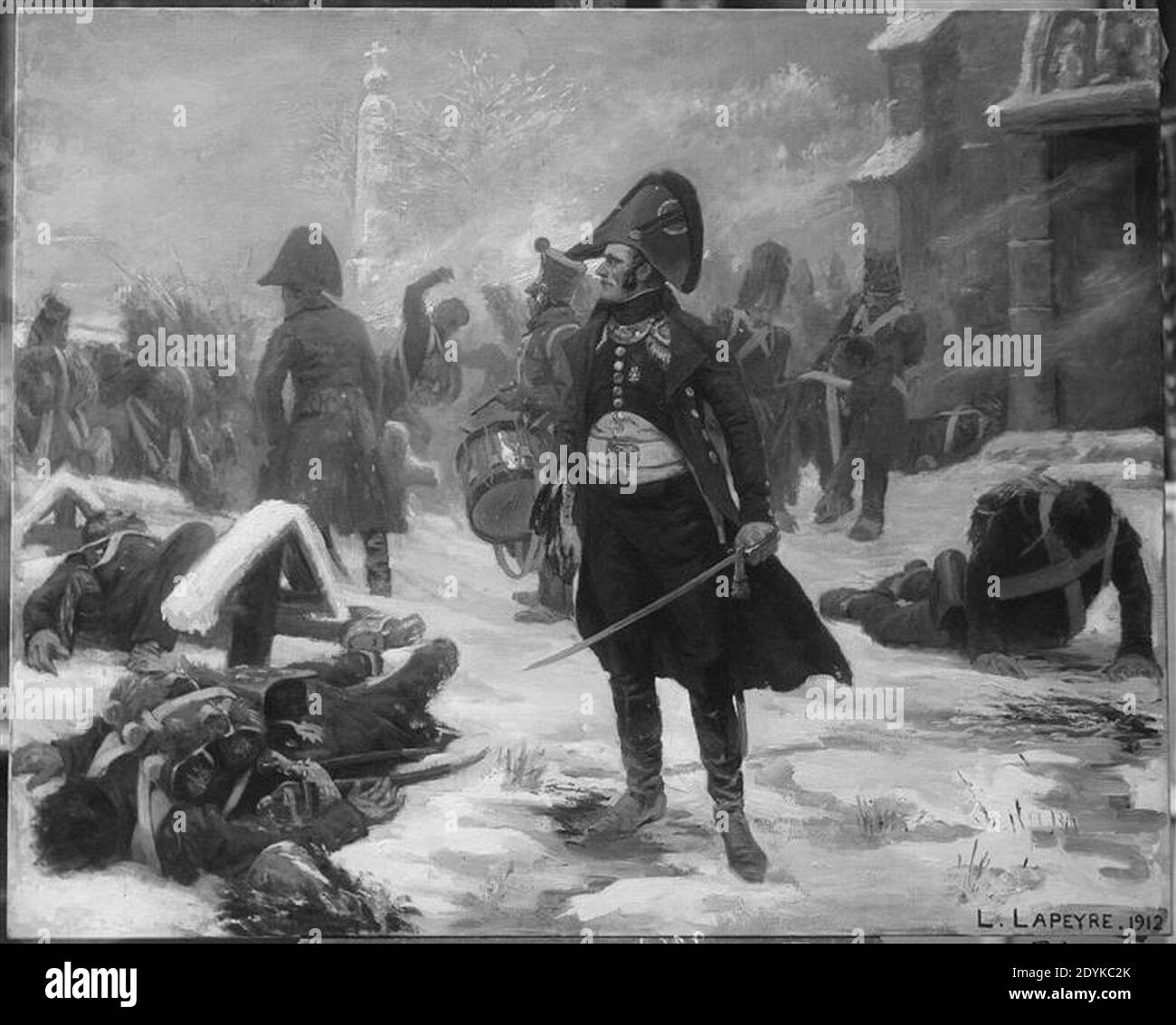 Lapeyre - Le capitaine Hugo à Eylau (1912 Stock Photo - Alamy
