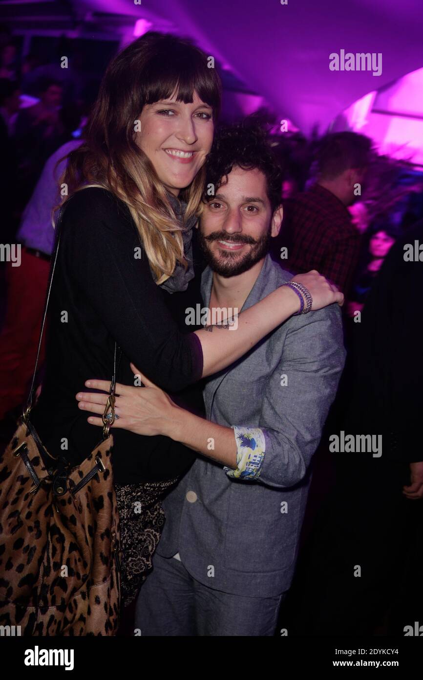 Daphne Burki and Sylvain Quimene aka Gunther Love attending the Corsica ...