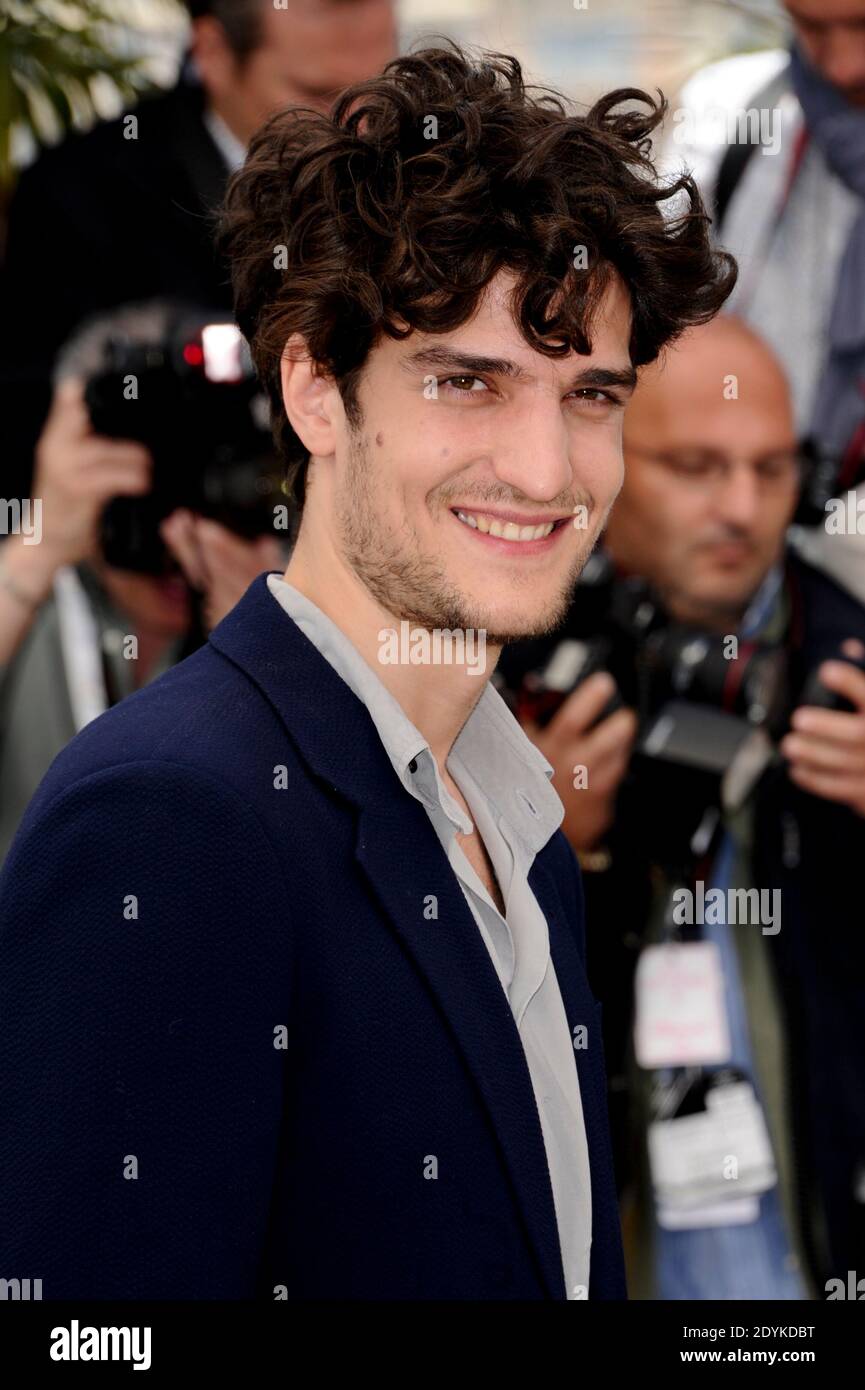 Louis Garrel posing at Un Chateau En Italie photocall held at the ...