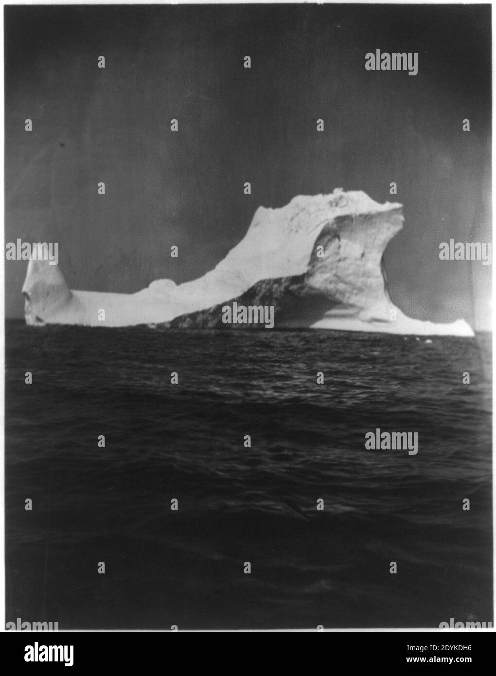 Large iceberg in the Atlantic Ocean, off the coast of Labrador Stock ...