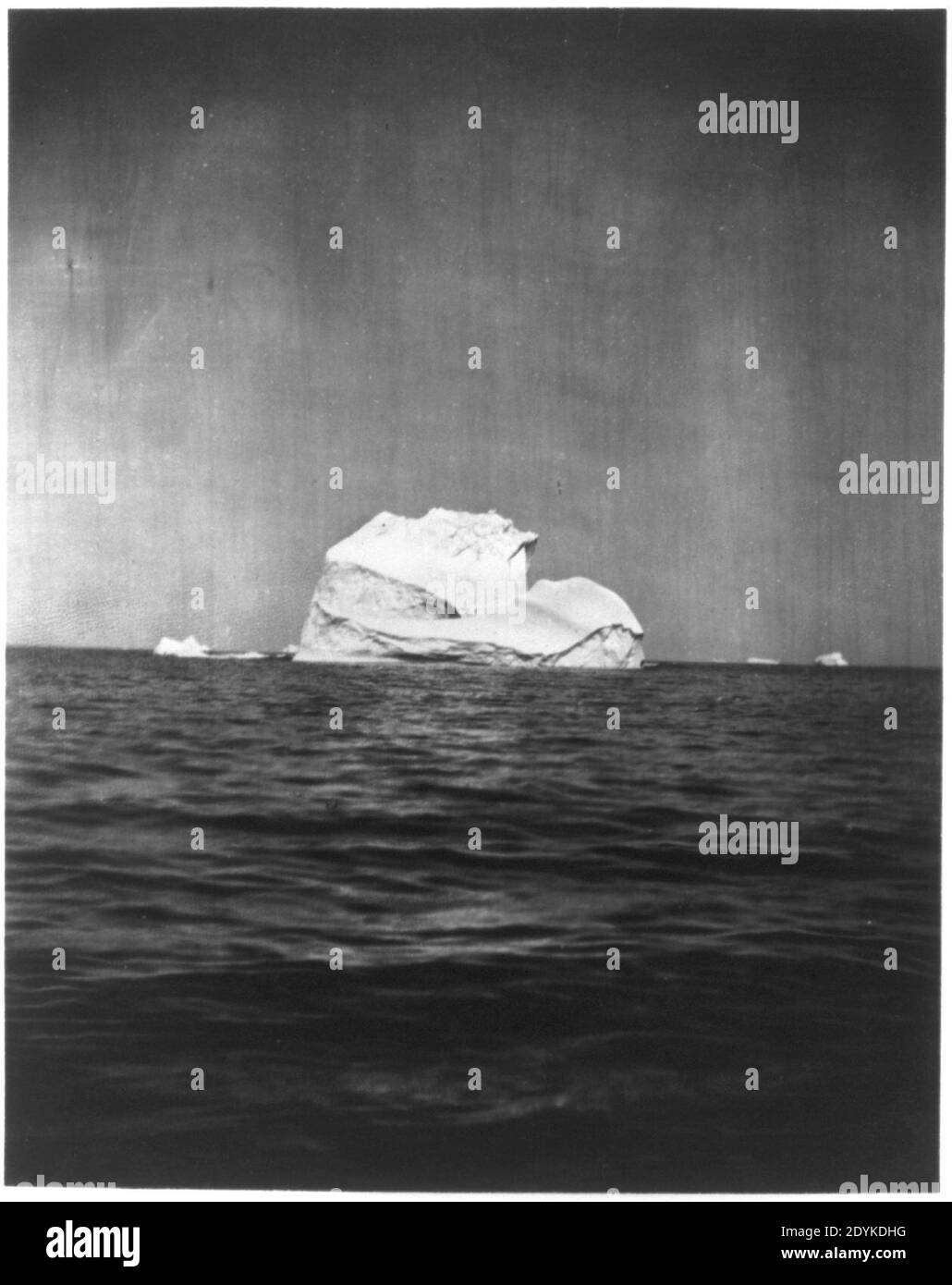 Large iceberg in the Atlantic Ocean, off the coast of Labrador Stock ...