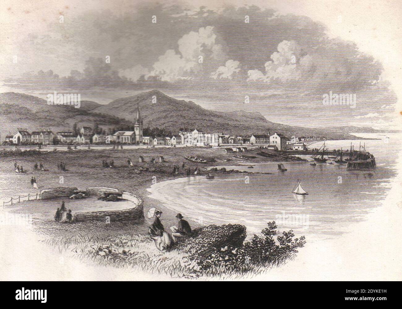 Largs, North Ayrshire, Circa 1850 Stock Photo - Alamy