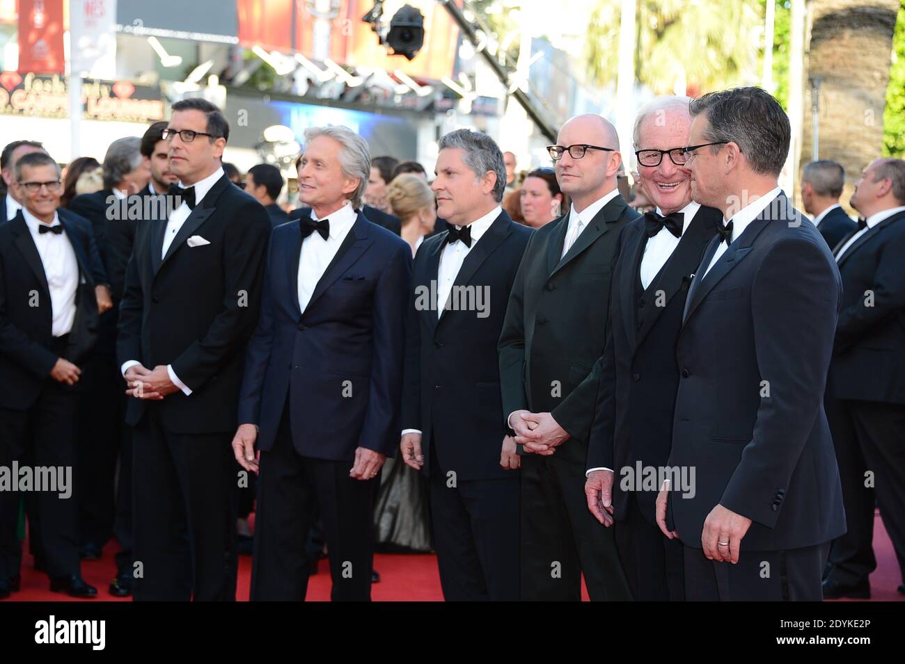 Michael Douglas, Matt Damon, Jerry Weintraub, Steven Soderbergh ...