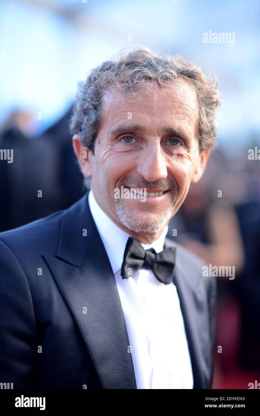 Alain Prost arriving at the Behind The Candelabra screening held at the ...